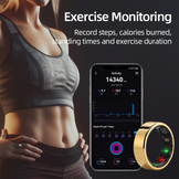 Amovan Nova Smart Ring| Health Tracker| FitnessTracker | Sleep Tracker ...